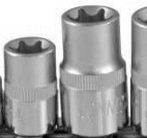 Набор торцевых головок внешний торкс 1/4". 3/8" и 1/2"DR Е4-Е24. 14 предметов 47262 S06H414S