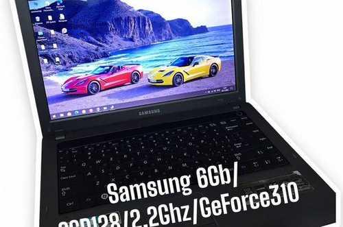 Ноутбук Samsung Intel 2.2Ghz/6Gb/ssd128gb/GF310