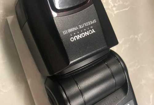 Вспышка камеры yongnuo speedlite yn560