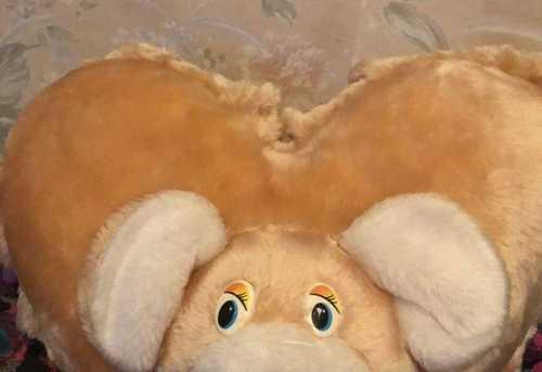 Подушка Мышка в форме сердечка 50 на 50 см