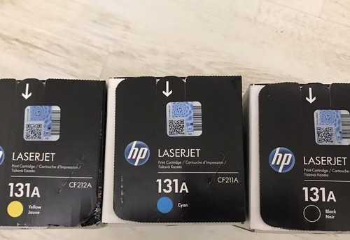 Новые оригинальные HP 131 CF210A CF211A CF212A