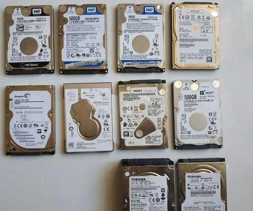 Жесткие диски для ноутбуков HDD 500GB SATA