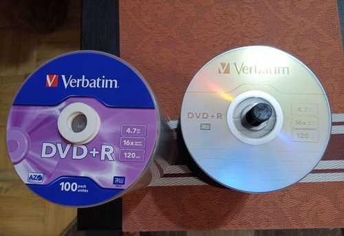 Продам диск DVD+R Verbatim 4,7 GB 16x