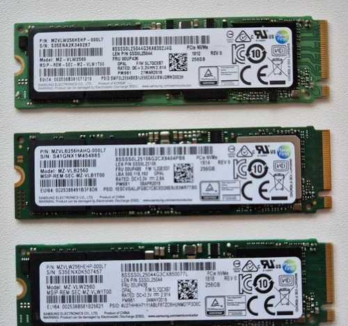 SSD nvme.m2 Samsung 256Gb