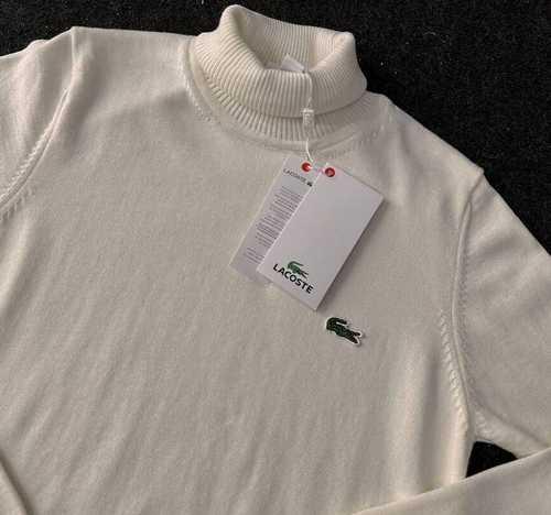 Водолазка Lacoste мужская белая