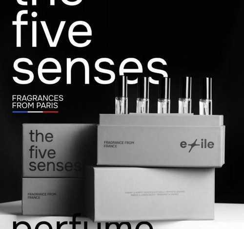 Набор ароматов THE five senses 5шт по 9мл exile