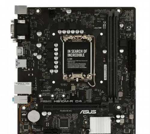 Материнская плата asus prime H610M-R D4-SI