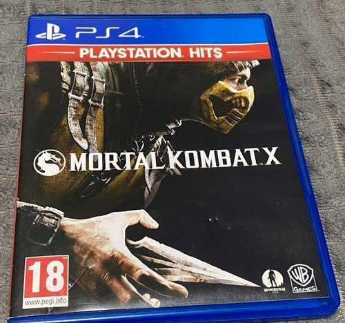 Диски для ps4 Mortal Kombat X