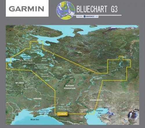 Карта глубин для Garmin hxeu062R BlueChart G3