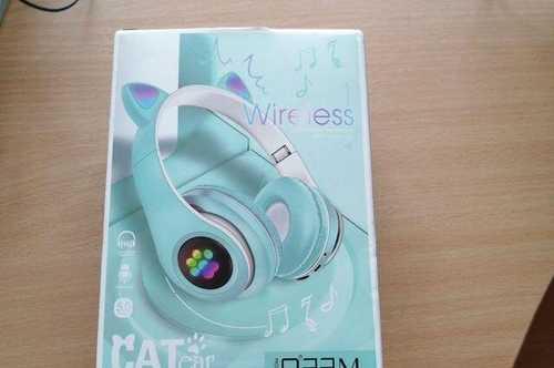 Беспроводные bluetooth наушники Cat ear Headset