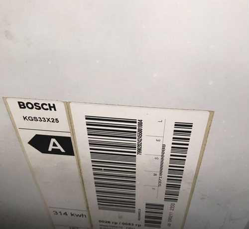 Холодильник бу bosch kgs33x25