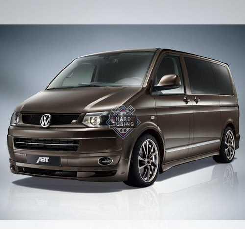 Накладка на передний бампер ABT Volkswagen T5 рест