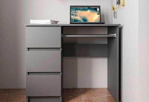 Стол серый компьютерный новый 0.9м ikea-стиль
