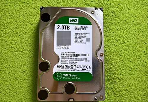 Жесткий диск WD Green 2TB, Blue 4TB, Red 14TB