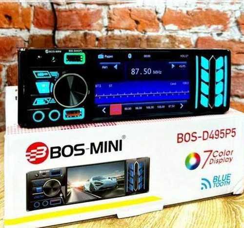 Магнитола 1din Bos-Mini BOS-D495P5, мультимедиа