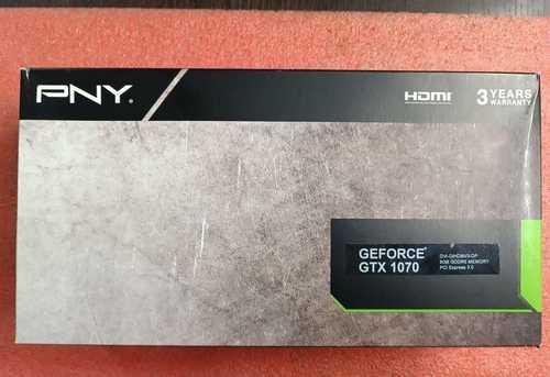 PNY Nvidia GTX1070 Founders Edition с гарантией