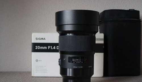 Sigma 20mm f/1.4 DG Art Sony E