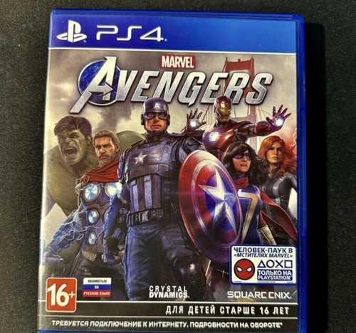 Marvel avengers Новый диск ps4 ps5