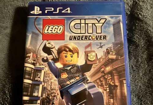 Диск ps4 lego city undercover