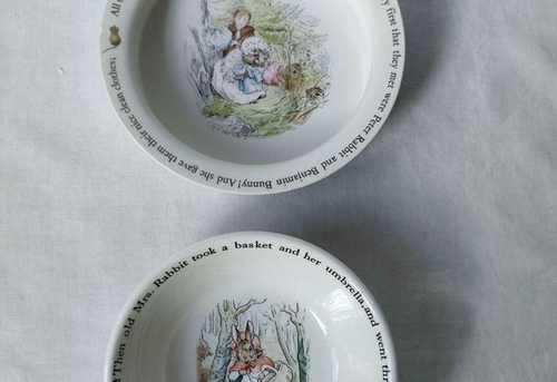 Английские керамические тарелки Беатрикс Поттер