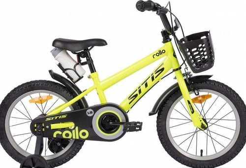 Велосипед sitis rollo 16" (2023) Yellow Vol2376