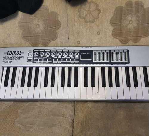 Midi клавиатура edirol pcr-50