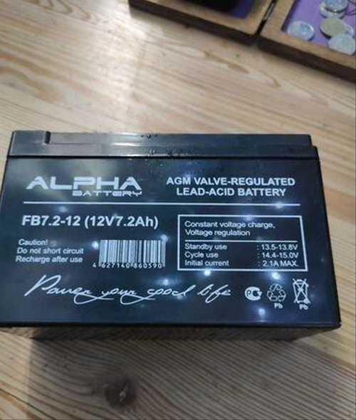 Аккумулятор Alfa Battery 12V 12Ah AB-12-12