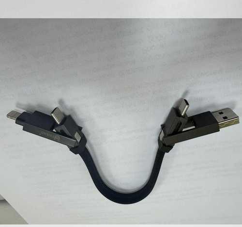 Мульти зарядный кабель USB A/C на Тип C/Lighting