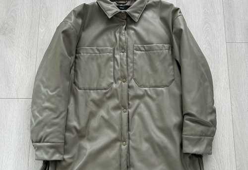 Куртка-рубашка женская экокожа полиуретан