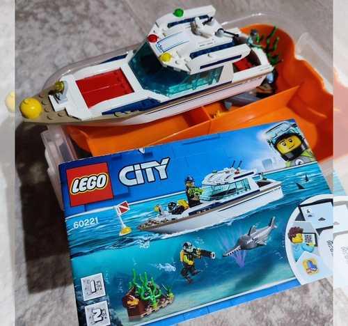 Lego city катер дайвинг