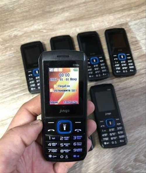 Телефон Jinga Simple F200n (Black)