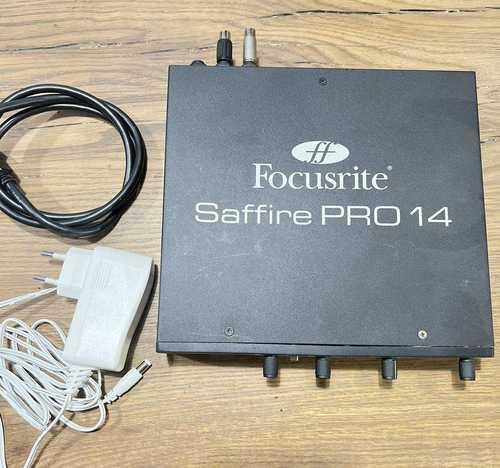 Звуковая карта focusrite saffire pro 14