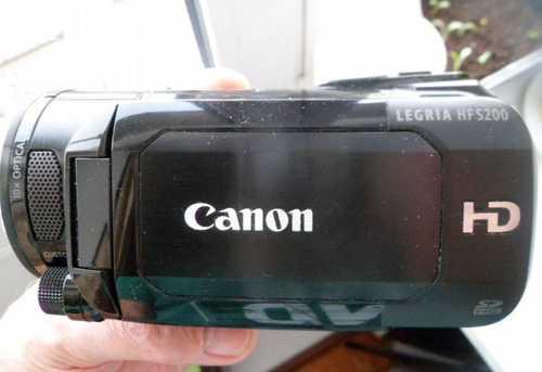 Видеокамера canon legria HF S 200