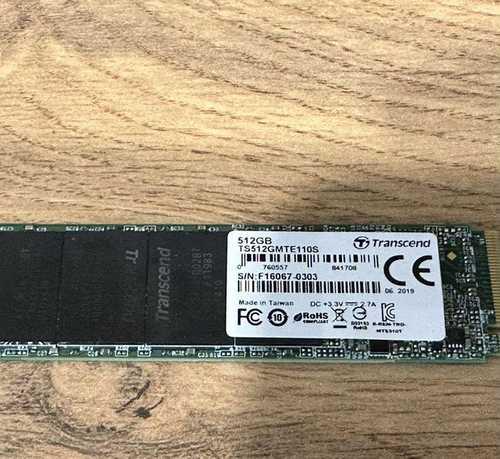 SSD Transcend 512гб M.2 2280 NVMe