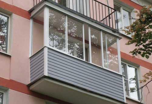 Остекление балкона утепление отделка