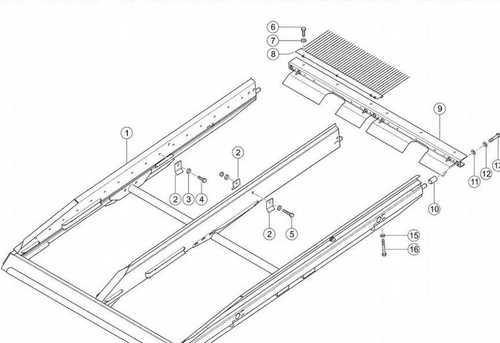 Рама верхних решет Claas (Клаас) 0005535121