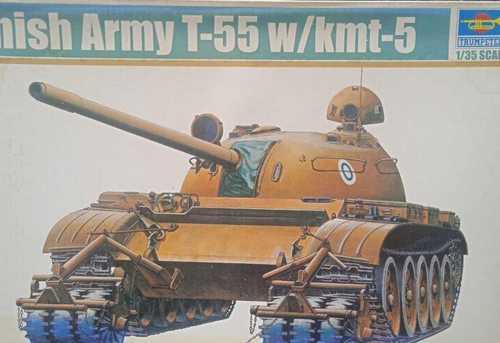 Сборная модель танка 1:35 Т-55 Trumpeter