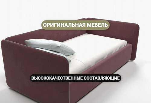 Дизайнерская кровать односпальная минимализм