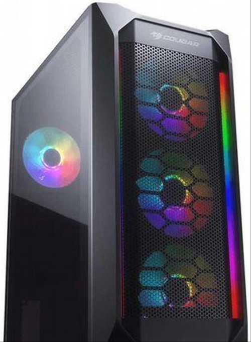 Корпус Cougar MX410 Mesh-G RGB черный