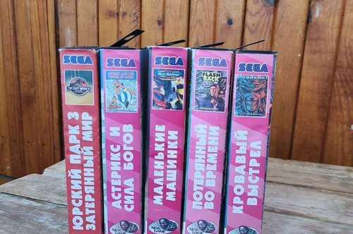 Картриджи Sega Megadrive 5 штук