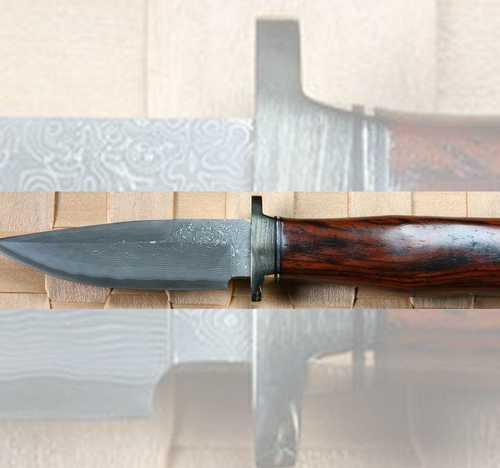Нож коллеционный Hattori KD30-101 Cowry Damascus M