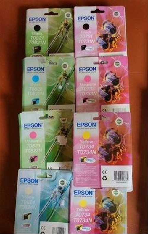 Epson T0821, T0822, T0823, T0824,T0731,T0733,T0734