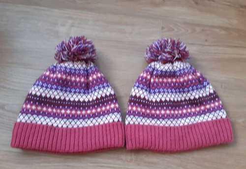Теплые шапки для двойни