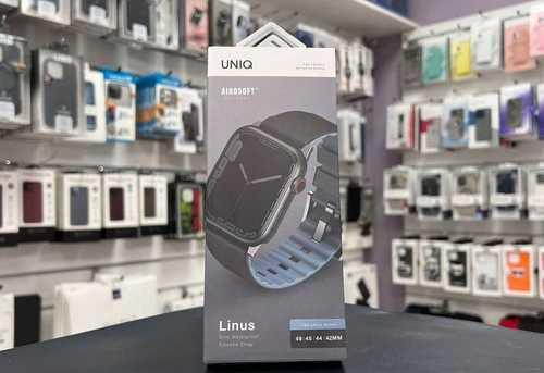 Ремешок uniq Linus Apple Watch 42/44/45/49 Black