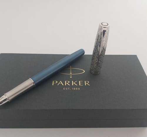 Ручка-роллер Parker Sonnet Premium Metal Blue CT