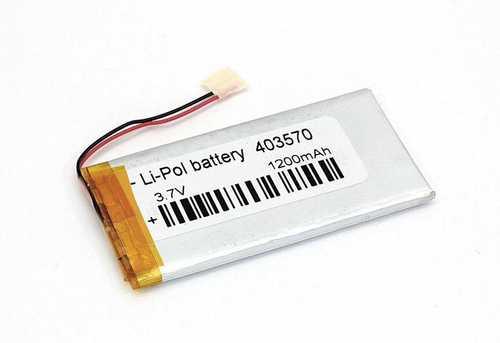 Аккумулятор Li-Pol (батарея) 4*35*70мм 2pin 3.7V/1