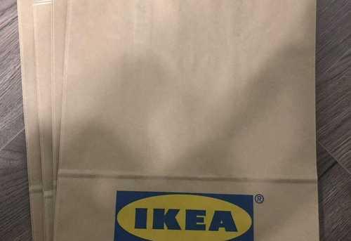 Пакеты IKEA крафтовые новые 6 шт