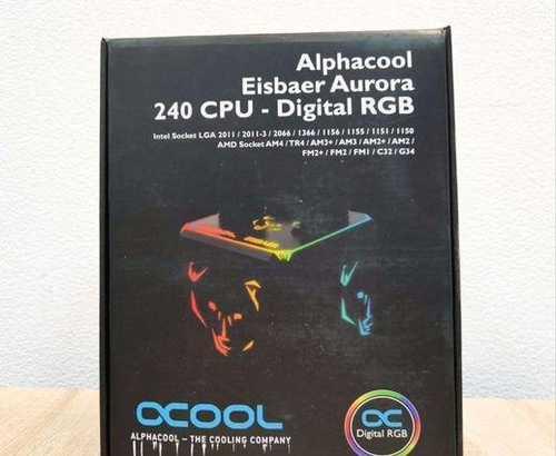 Сво Aplhacool Eisbaer Aurora Digital RGB 240