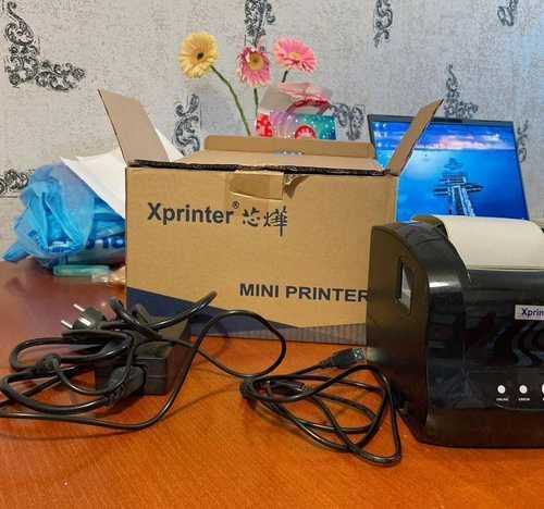 Термопринтер xprinter xp 365b usb для этикеток