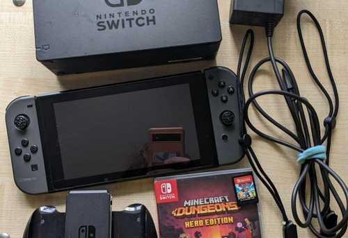 Nintendo switch + 2 игры